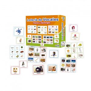 Lotería de Vocales, Hiatos y Diptongos – Via Aprende – Juguetes ...