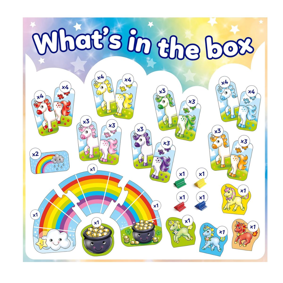 Rainbow Unicorns, Unicornios Arcoiris Orchard Toys – Juguetes ...